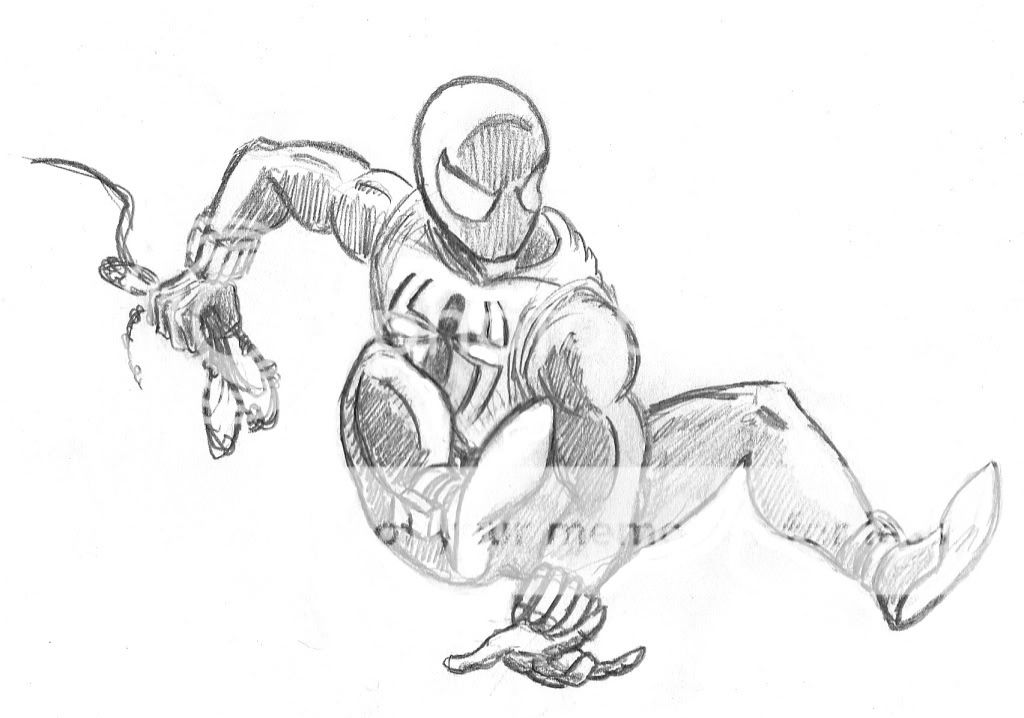 New Scarlet Spider Pages Coloring Pages